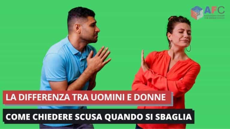 Come chiedere scusa quando si sbaglia?